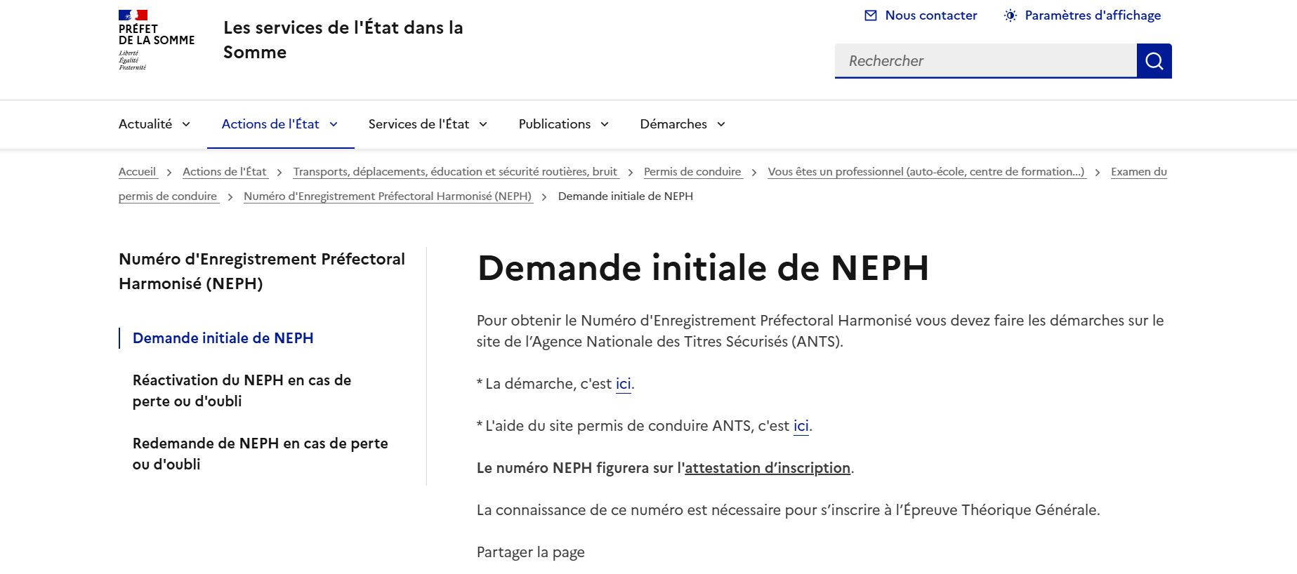 Où trouver son numéro ou code NEPH ? - Vision Automobile